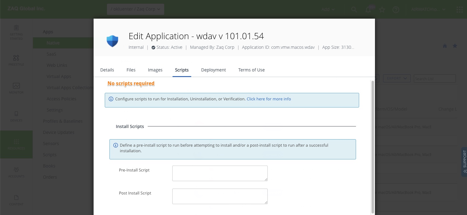 How to deploy Microsoft ATP for macOS with Workspace ONE UEM