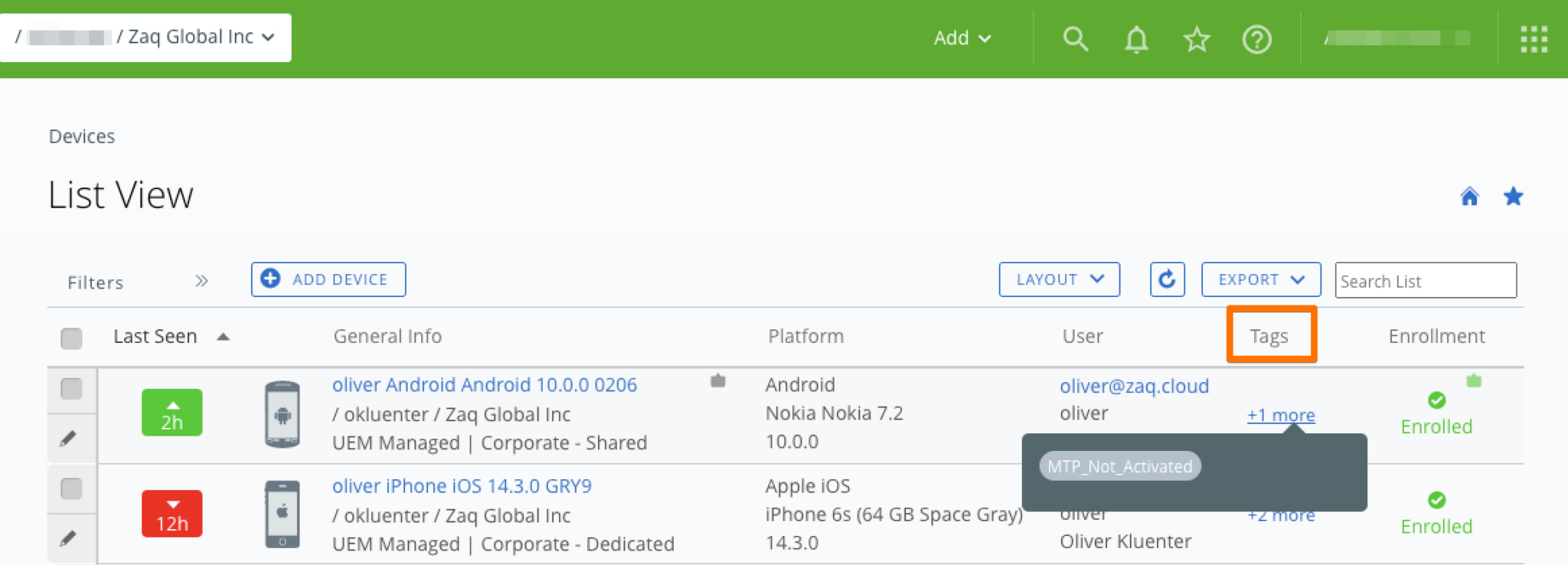 Lookout for Work MTP Integration with Workspace ONE UEM