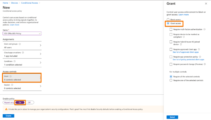 Azure AD Conditional Access device compliance with Workspace ONE