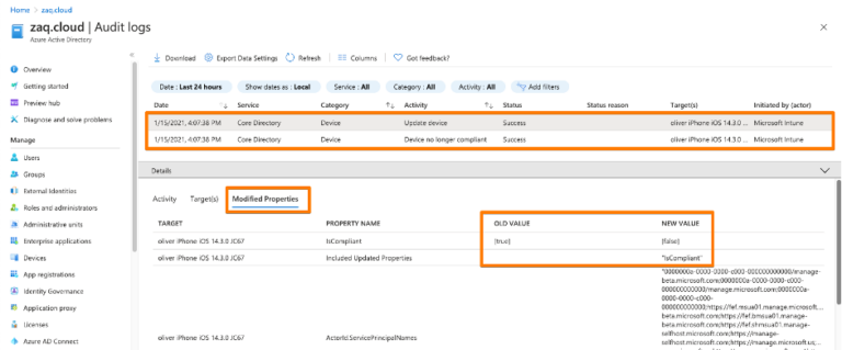 Azure AD Conditional Access device compliance with Workspace ONE